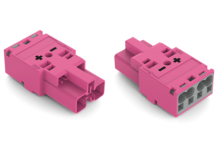 Wago 2-Pin Stecker 4.00mm Pink - 770-292/082-000 [100 Stück] | Tameson.de
