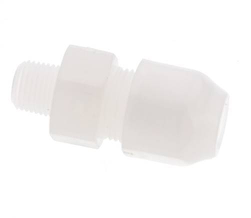 6x8mm & R1/8'' PVDF-Schlauchverschraubung mit Außengewinde 10bar/145psi | Tameson.de