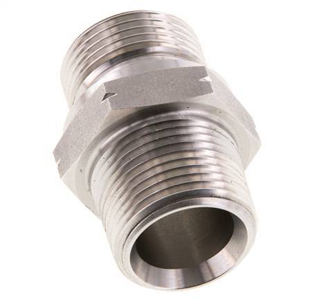 3/4'' NPT x G 3/4'' Edelstahl Doppelnippel 40 Bar - Hydraulik | Tameson.de