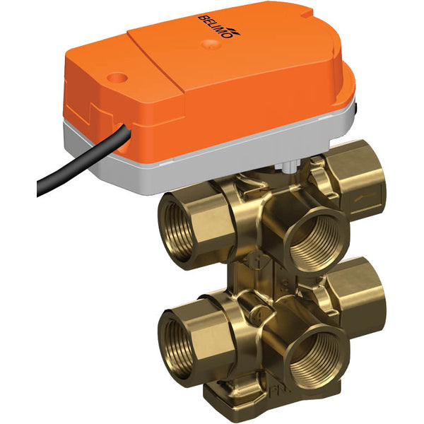 Belimo 6-Wege Charakterisierte Ventil Rp1/2 Kvs0.25 24VAC/DC 75s MP-Bu ...
